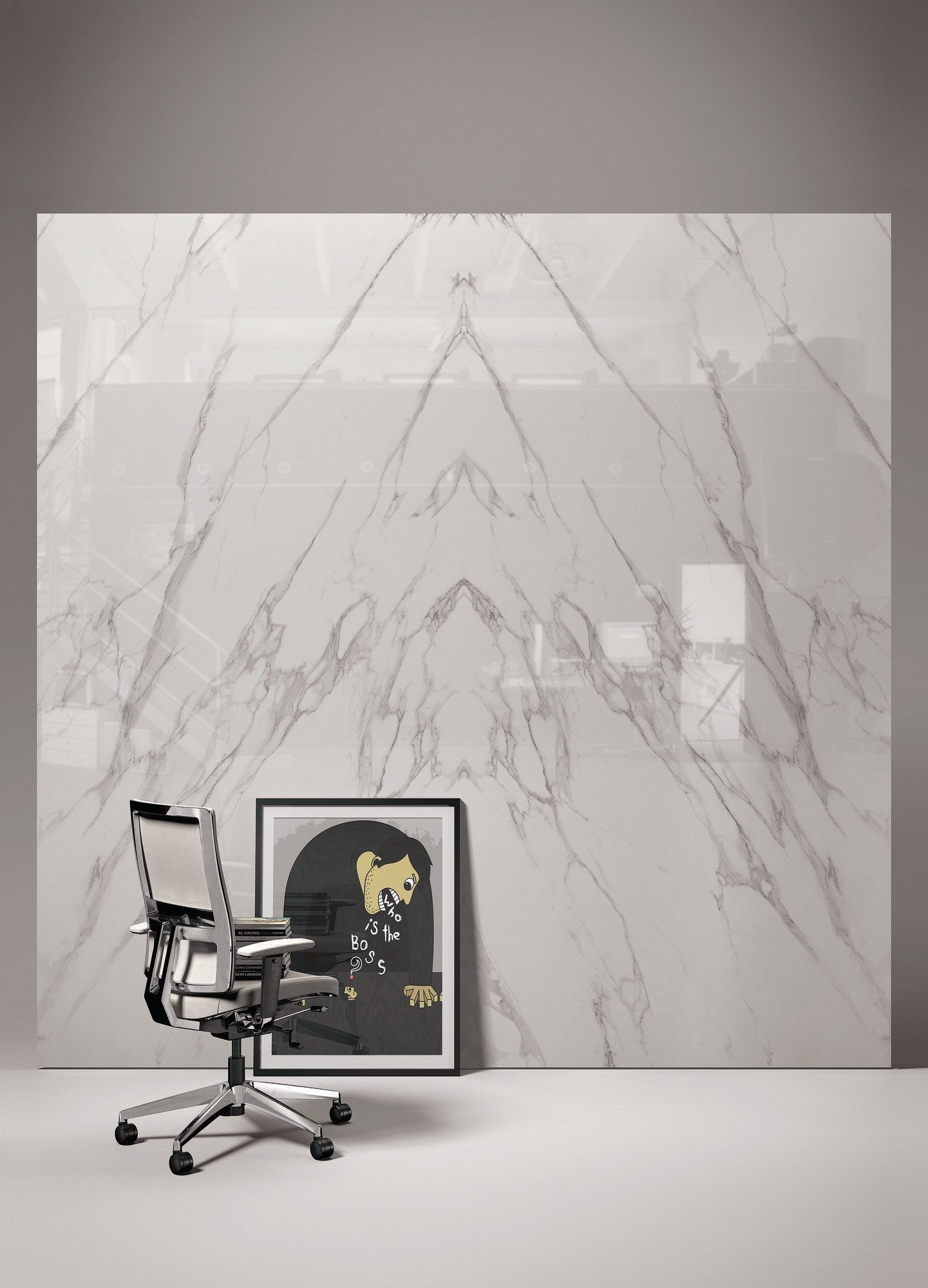 LEVEL MARMI Porcelain stoneware wall tiles with marble effect By Level ...