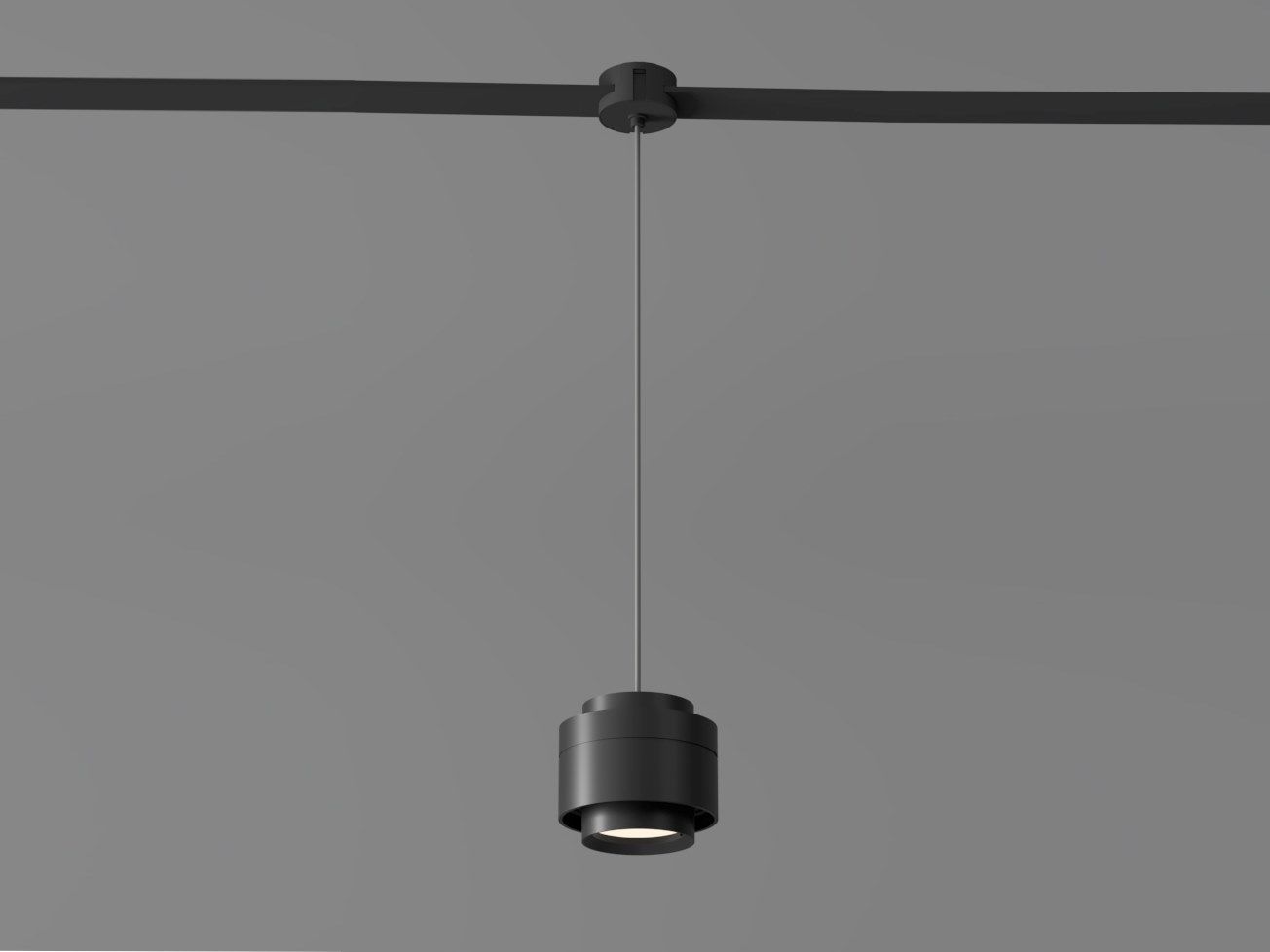 Aluminium LED suspension spot on track LEVEL ZOOM | Suspension spot ...