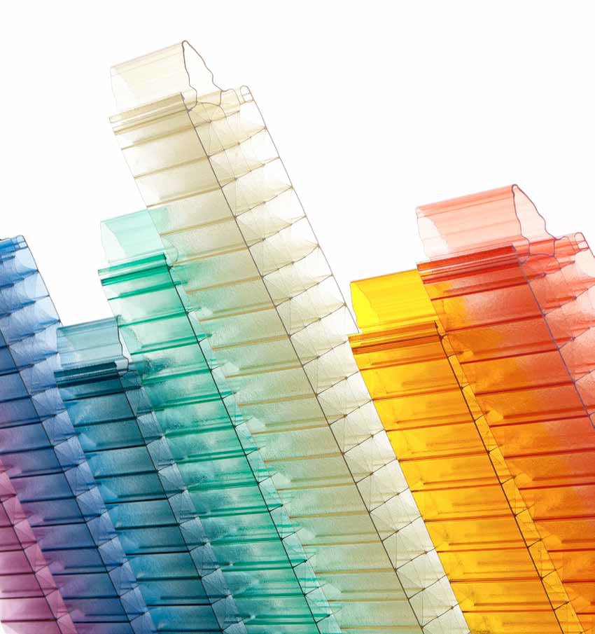 LEXAN™ THERMOCLICK™ Translucent plastic laminate wall panel By Polyvantis