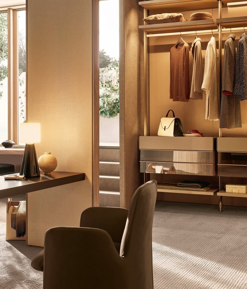 LEXINGTON Sectional walk-in wardrobe By Poliform | design Jean-Marie ...