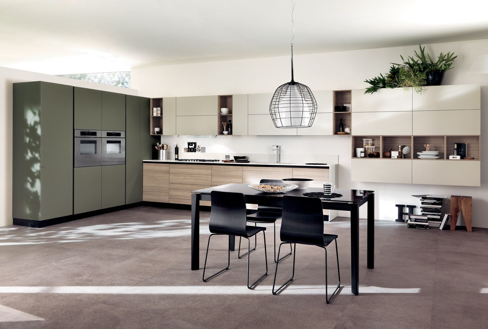 Fitted kitchen LIBERAMENTE Scavolini Line By Scavolini