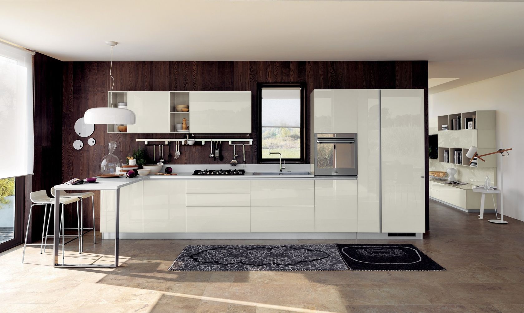 Fitted kitchen LIBERAMENTE Scavolini Line By Scavolini