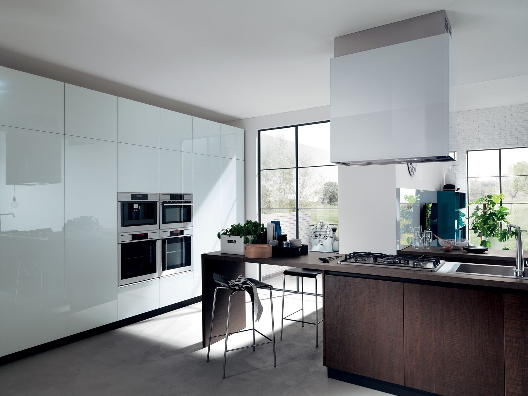Fitted kitchen LIBERAMENTE Scavolini Line By Scavolini