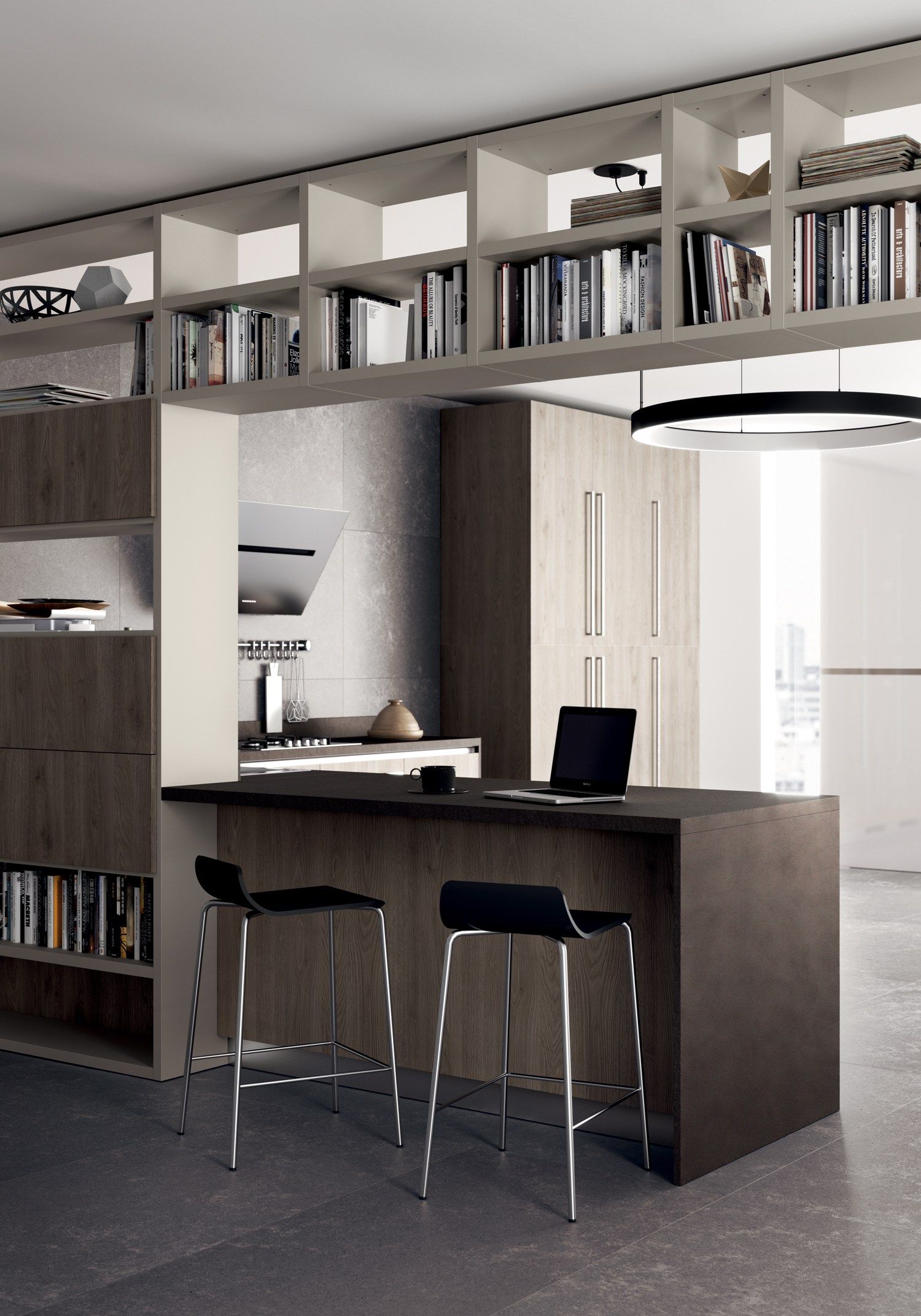 Fitted kitchen LIBERAMENTE Scavolini Line By Scavolini
