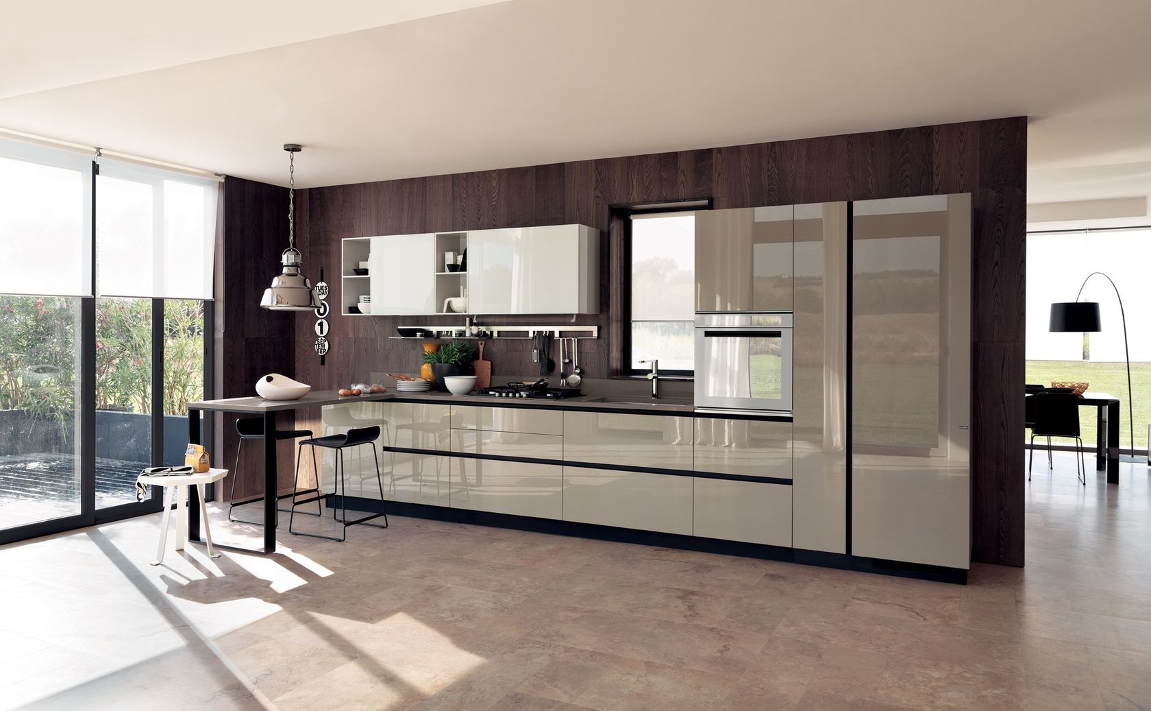Fitted kitchen LIBERAMENTE Scavolini Line By Scavolini