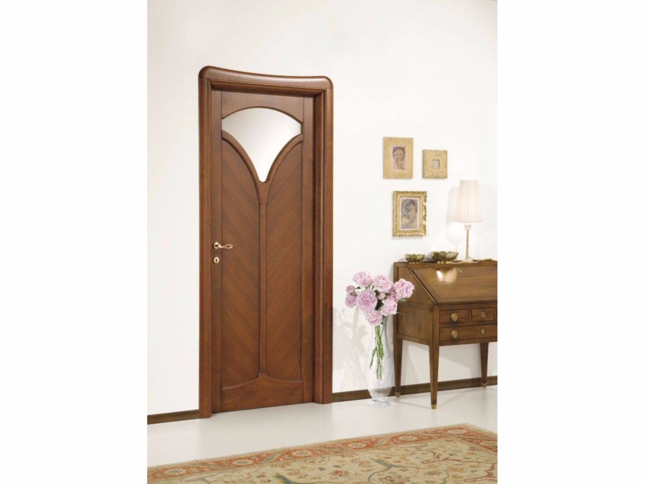Porta in legno massello e vetro a battente LIBERTY Collezione Liberty ...