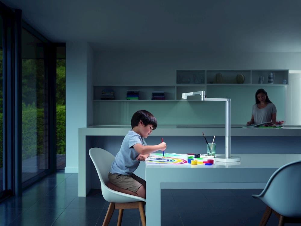 LED adjustable table lamp LIGHTCYCLE MORPH DESK By Dyson