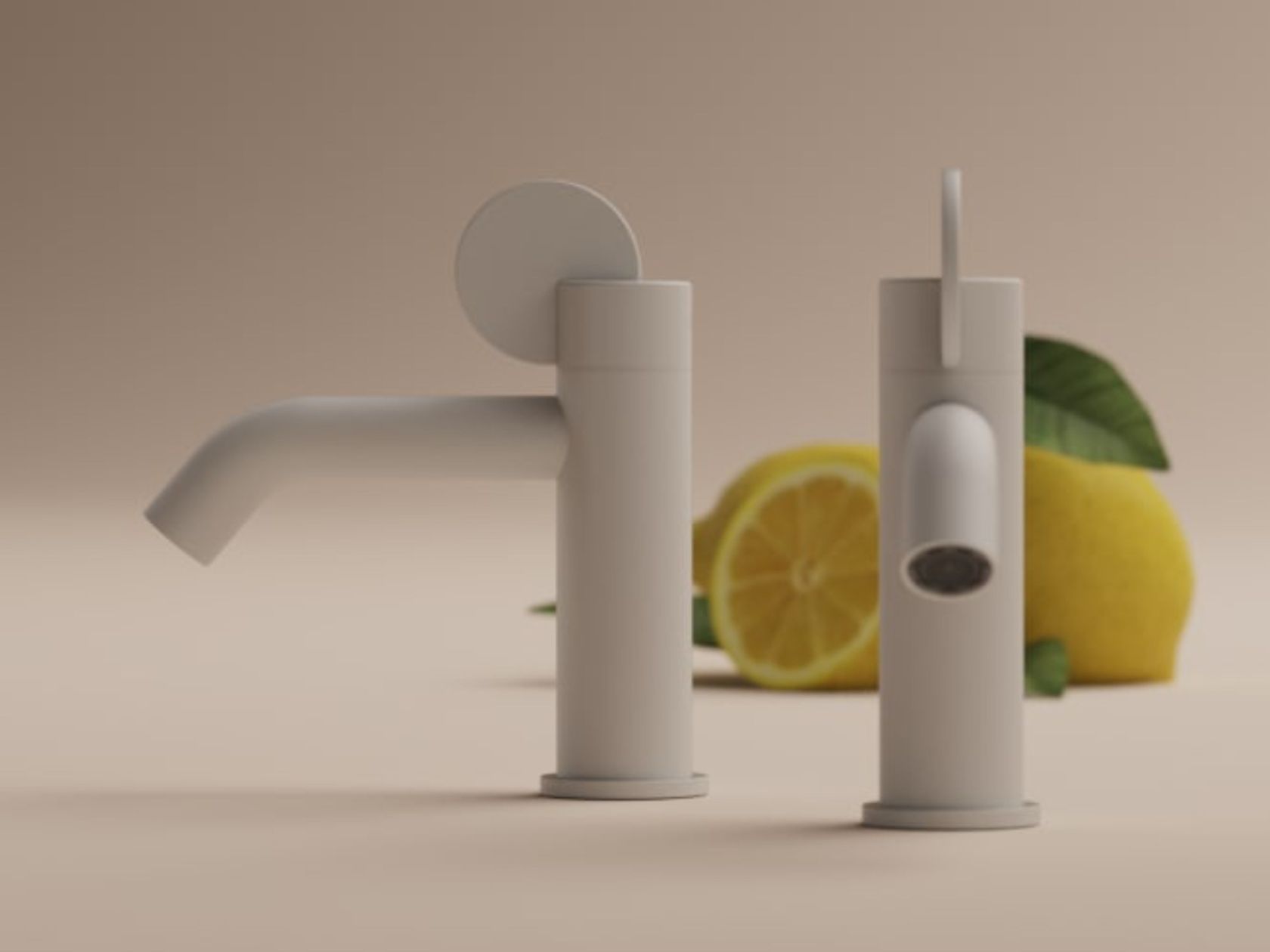 LIMÓN Countertop 1 hole brass washbasin mixer By Agape | design ...