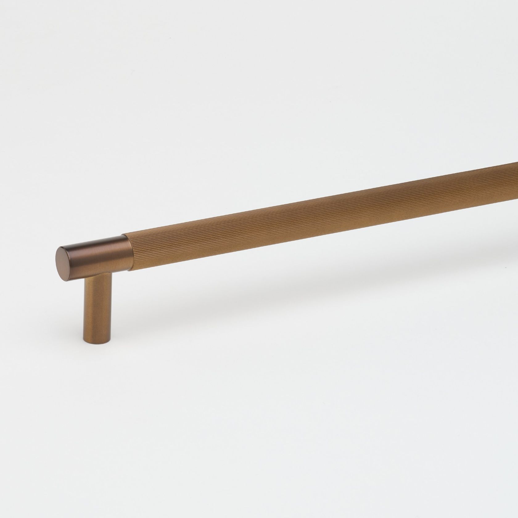 LINEAR Brass Bridge furniture handle By Lo & Co Interiors