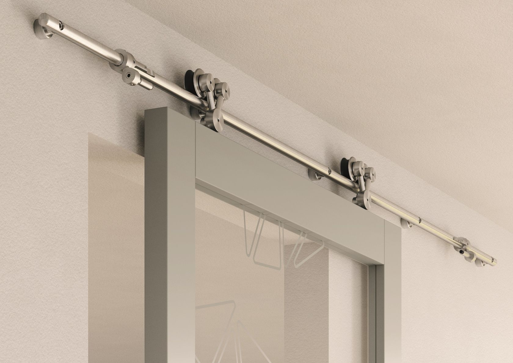 Rail for sliding doors LINEAR20 By PIVATO