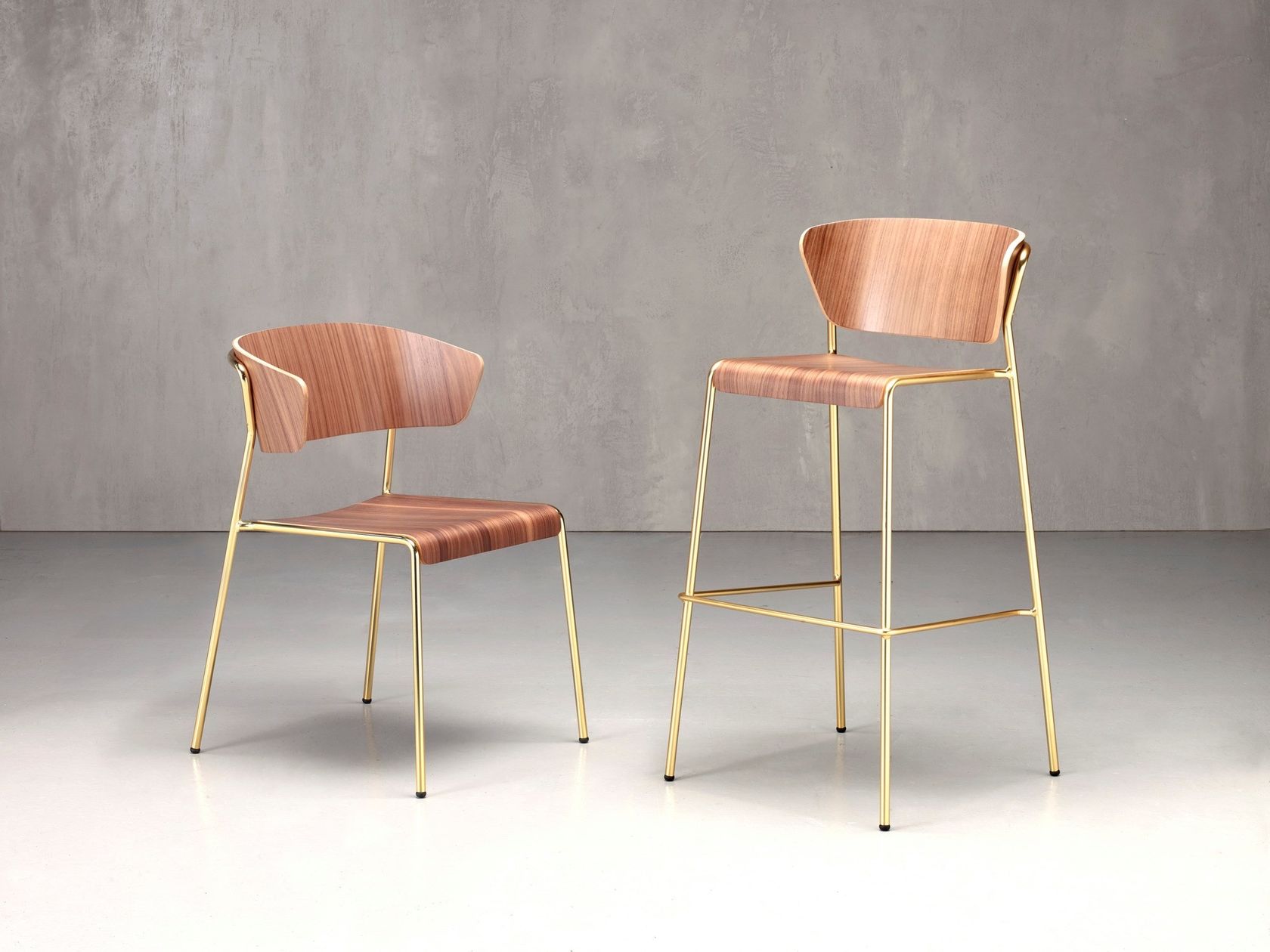 LISA WOOD | Sgabello alto By SCAB DESIGN design Marcello Ziliani