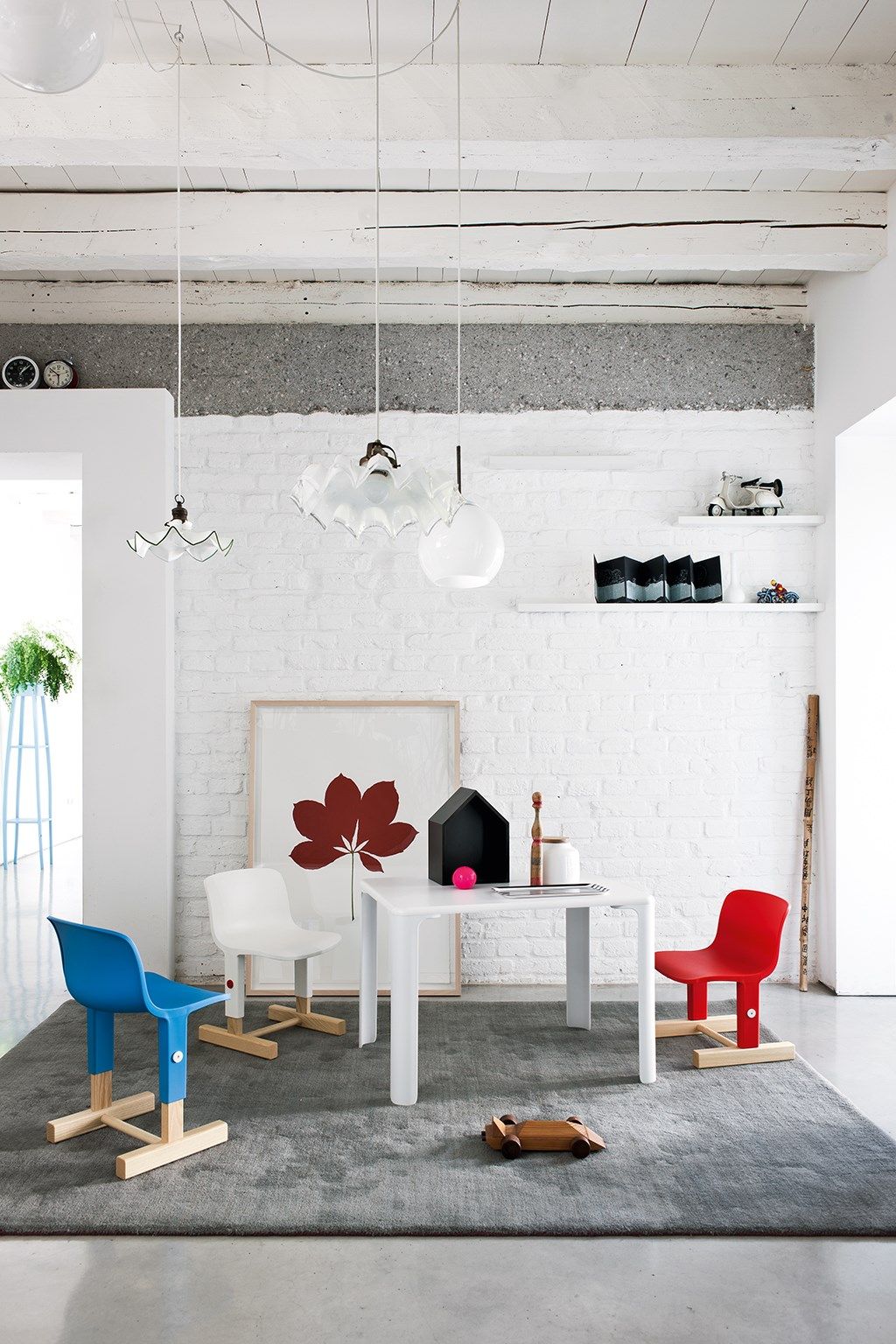 LITTLE BIG Height-adjustable polypropylene kids chair By Magis | design ...
