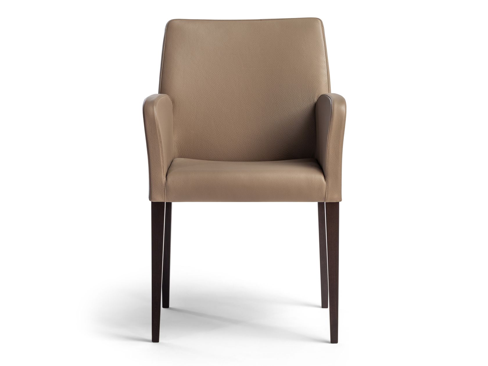 LIZ | Chair with armrests Leather chair with armrests By Poltrona Frau
