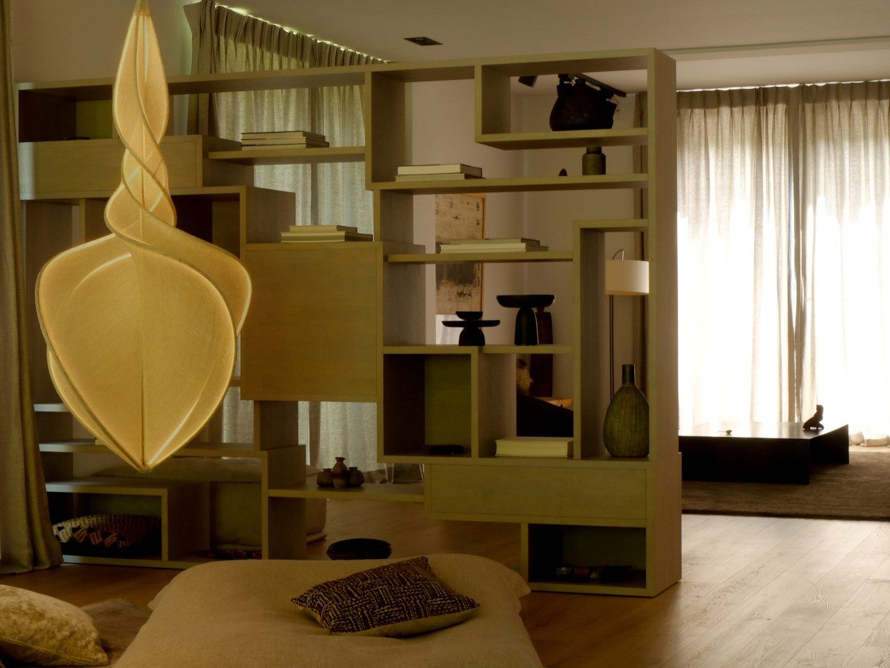 IIII.05 LED handmade fabric pendant lamp By llll | design Sarah ...