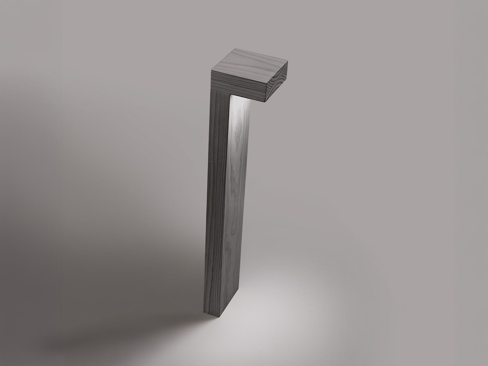 IDRIA LED Accoya® wood bollard light By [LND]