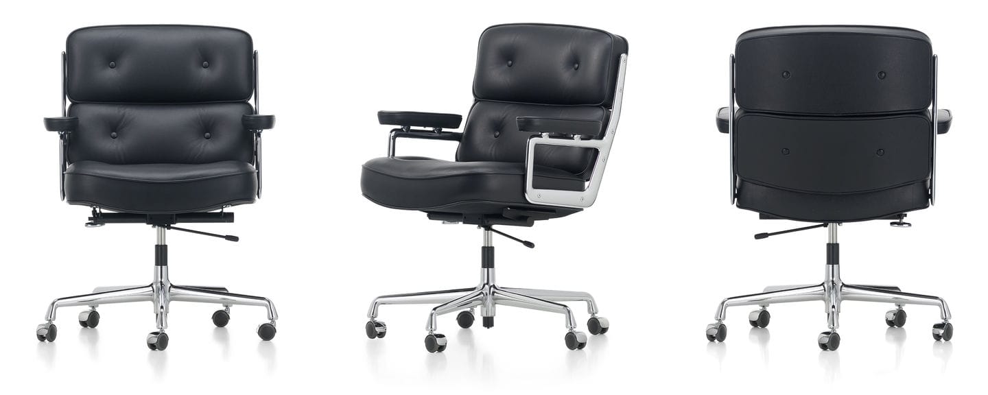 LOBBY CHAIR ES 104 Leather executive chair By Vitra | design Charles ...