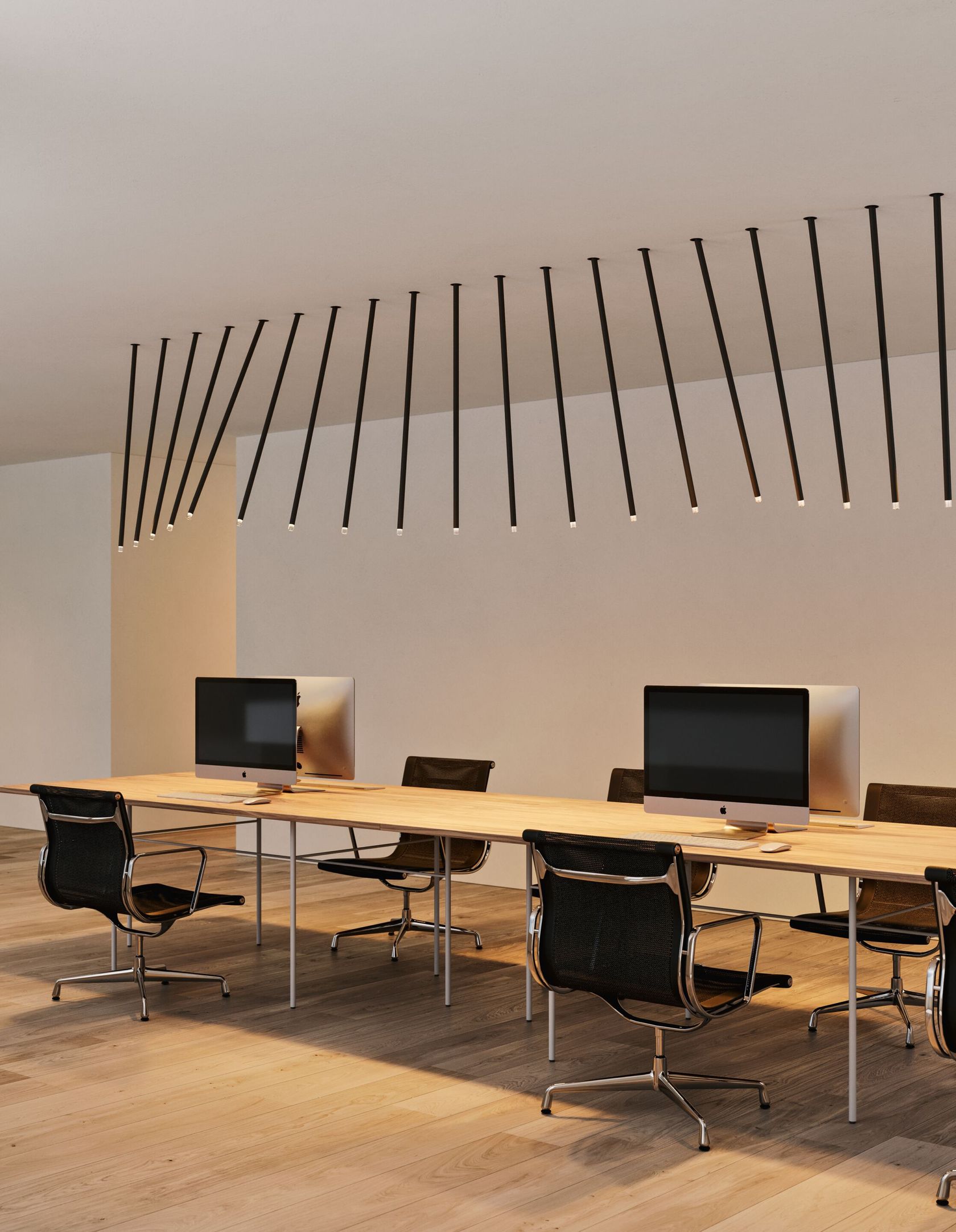 A-TUBE NANO SWING Round ceiling LED aluminium spotlight By LODES