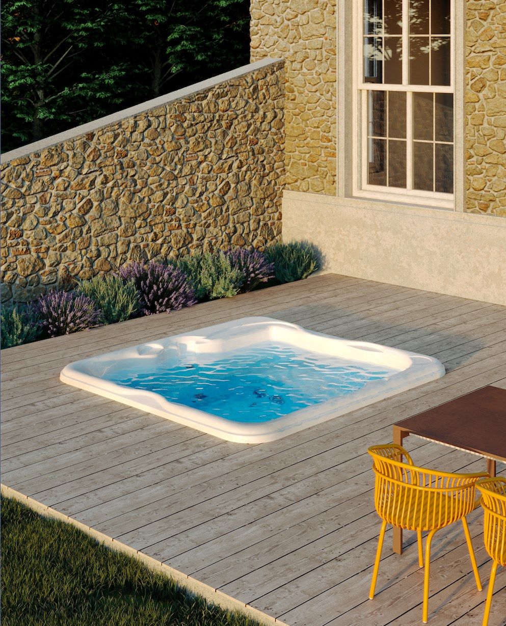 LODGE+ L Rectangular outdoor hot tub By Jacuzzi®