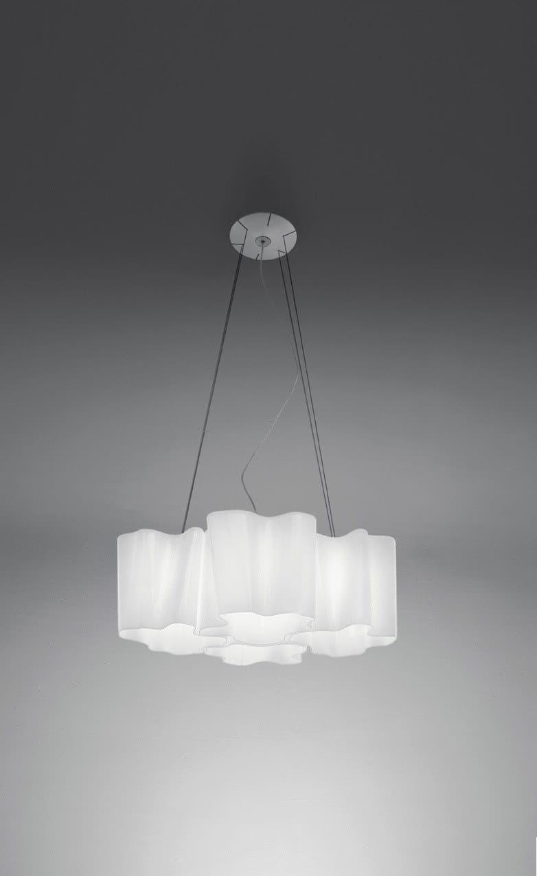 LOGICO 3X120° Blown glass pendant lamp By Artemide | design Michele De ...