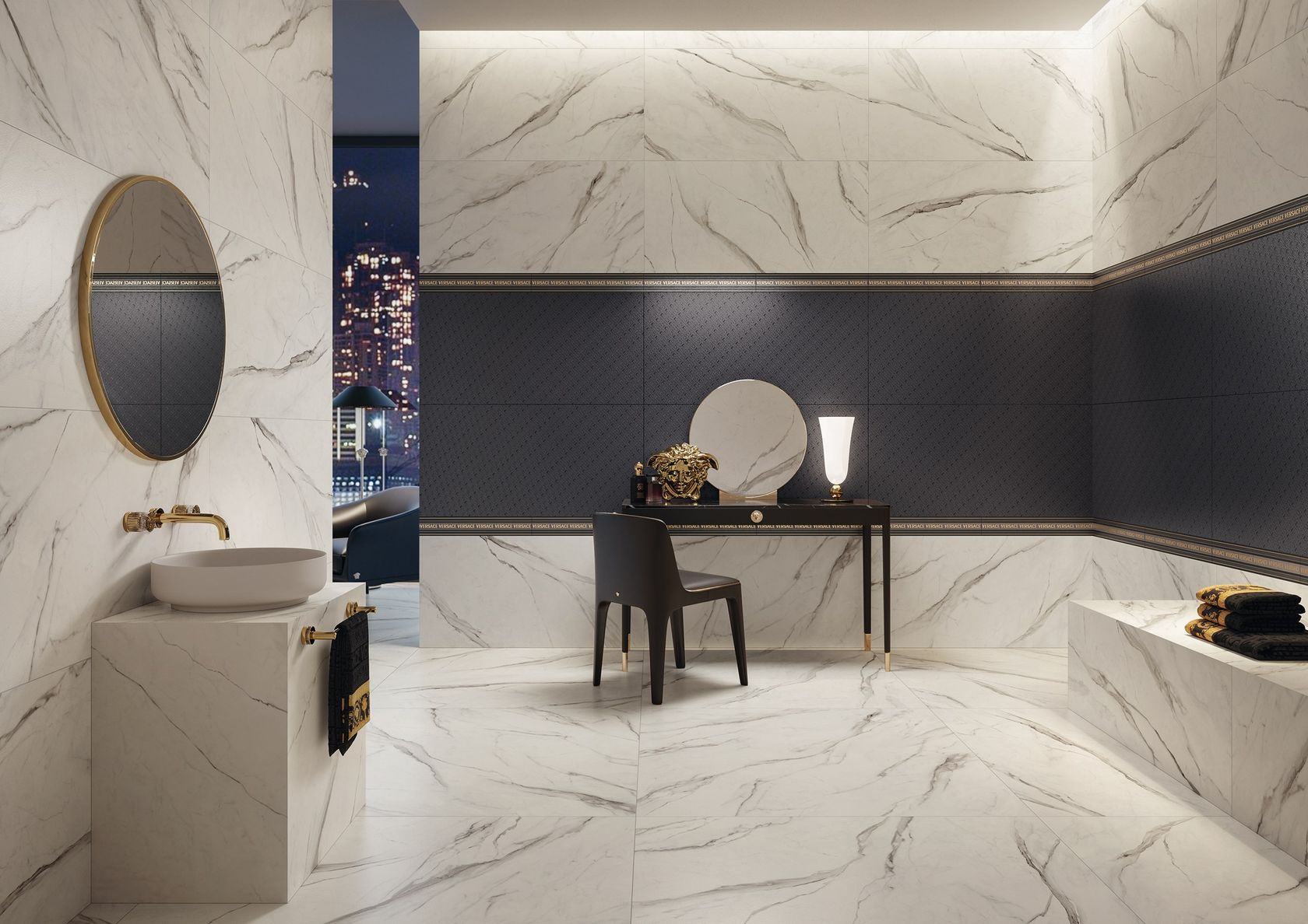 ICONS LOGO Wall tiles By Versace Ceramics