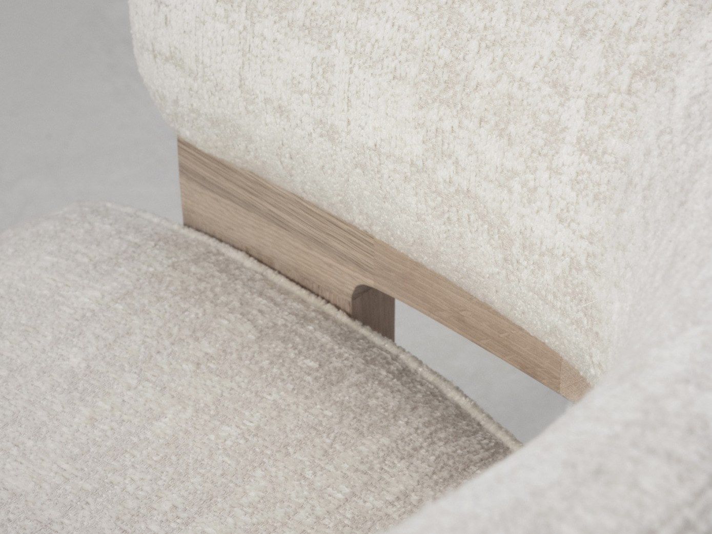 LOLA Fabric armchair with armrests By District Eight | design D8 Studio