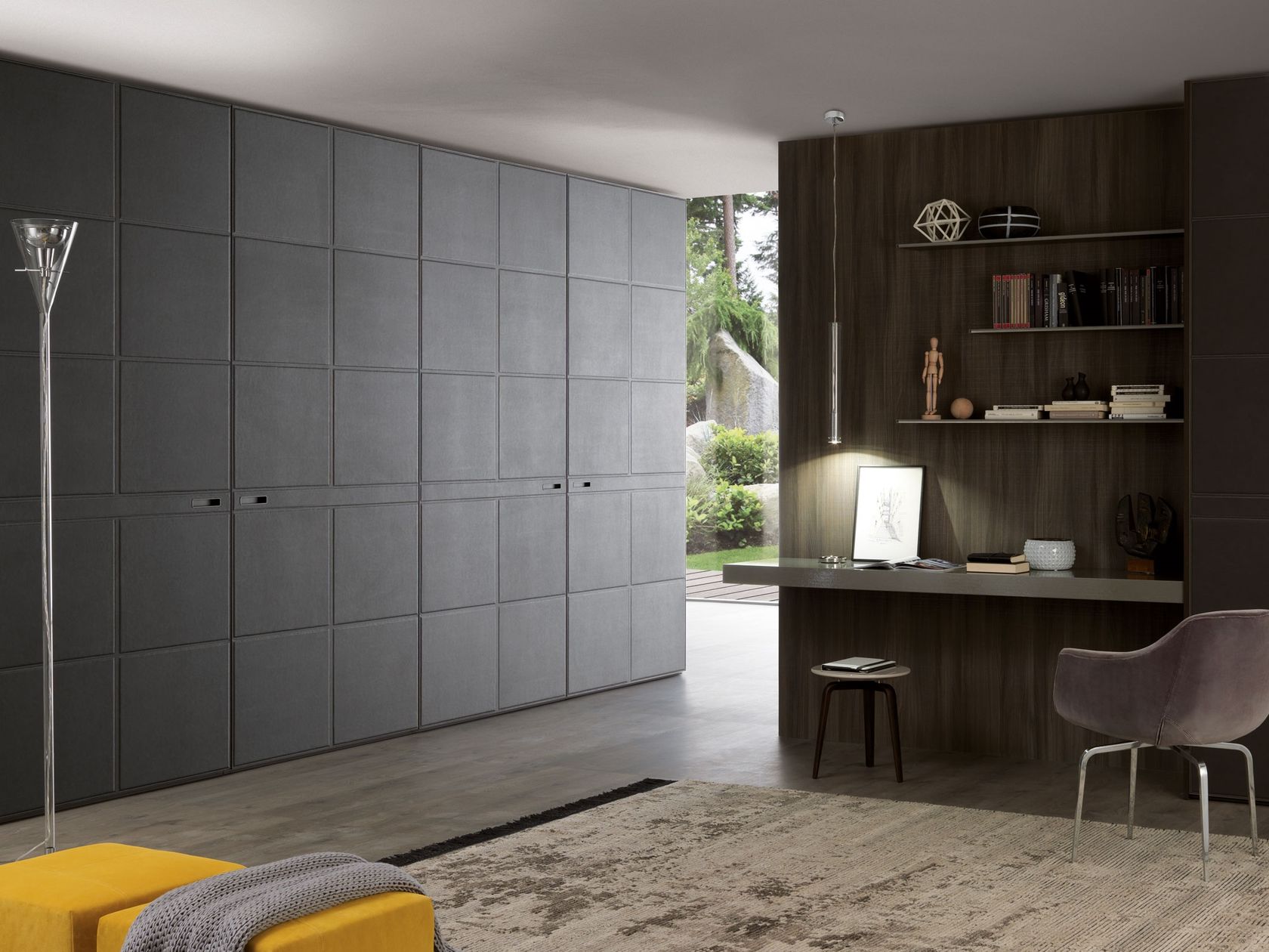 LONDON | Wardrobe with coplanar doors By MisuraEmme