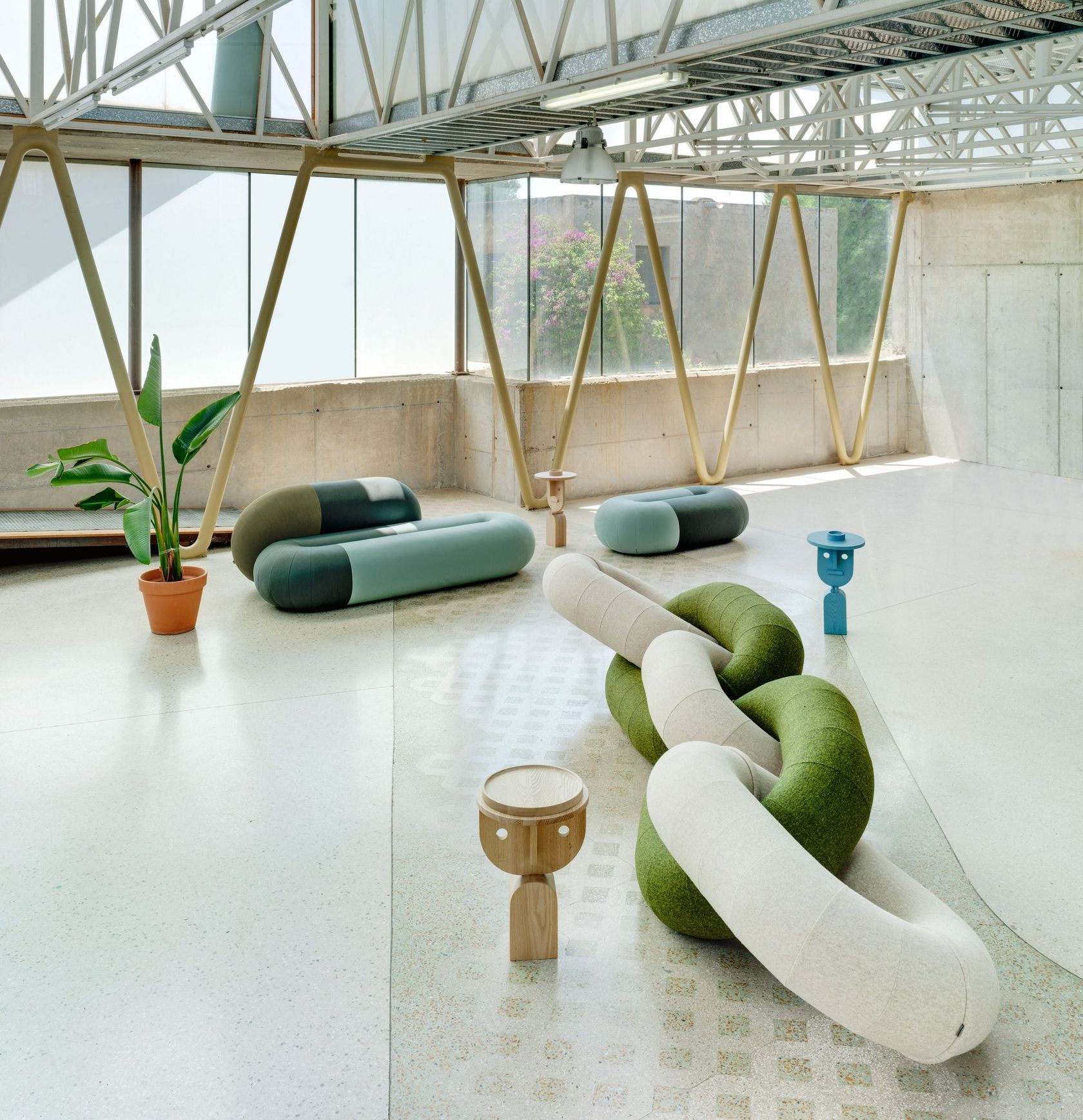 LOOP | Sofá 3 plazas By Sancal diseño Raw Color