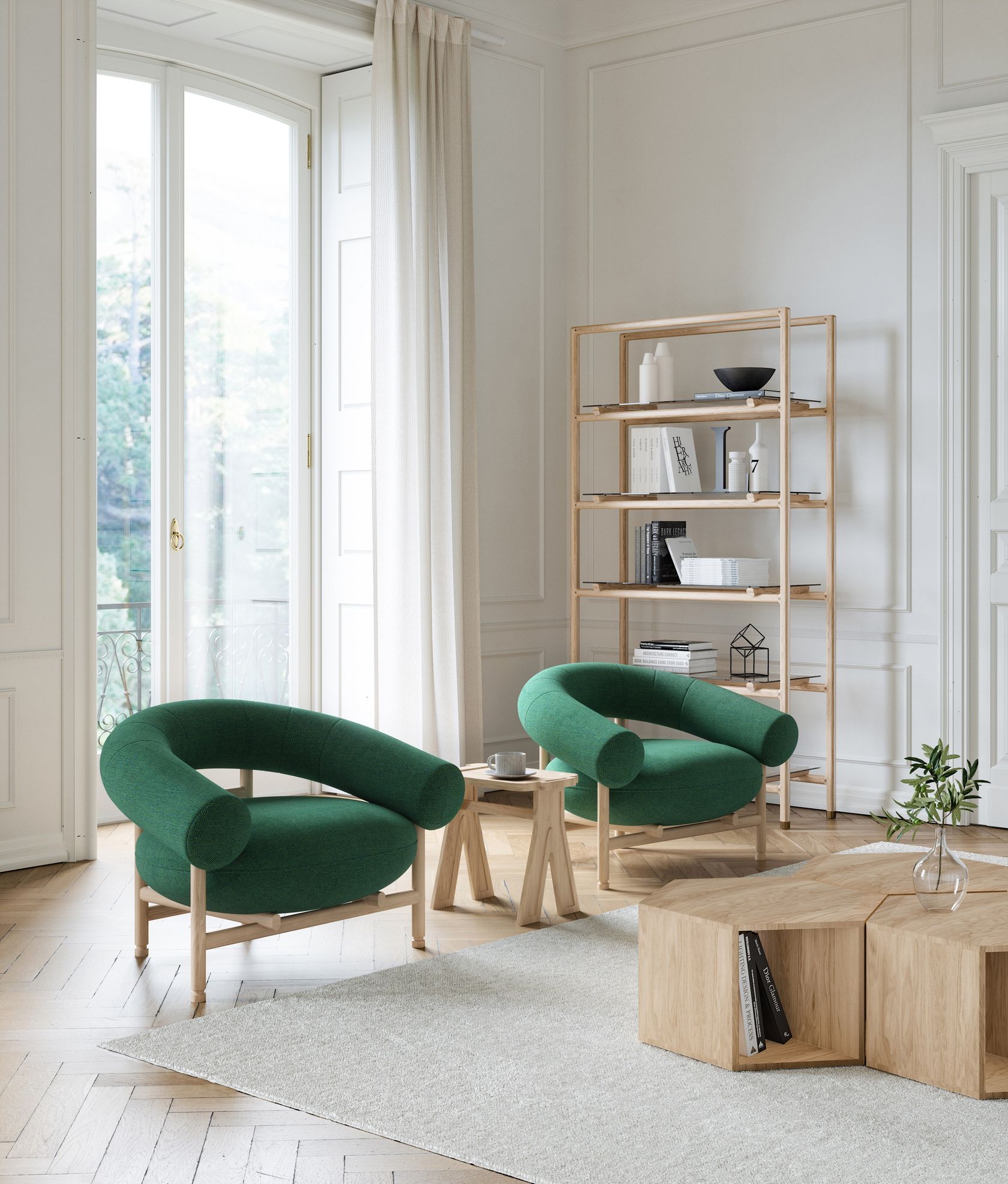 LOOP Armchair By Wewood | design David Girelli