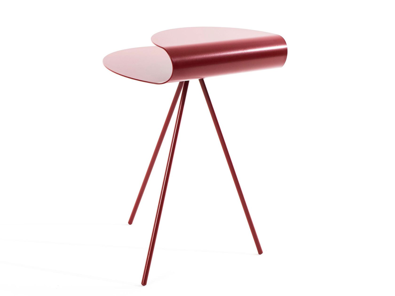 Steel side table LOOP By jot.jot design bonpart