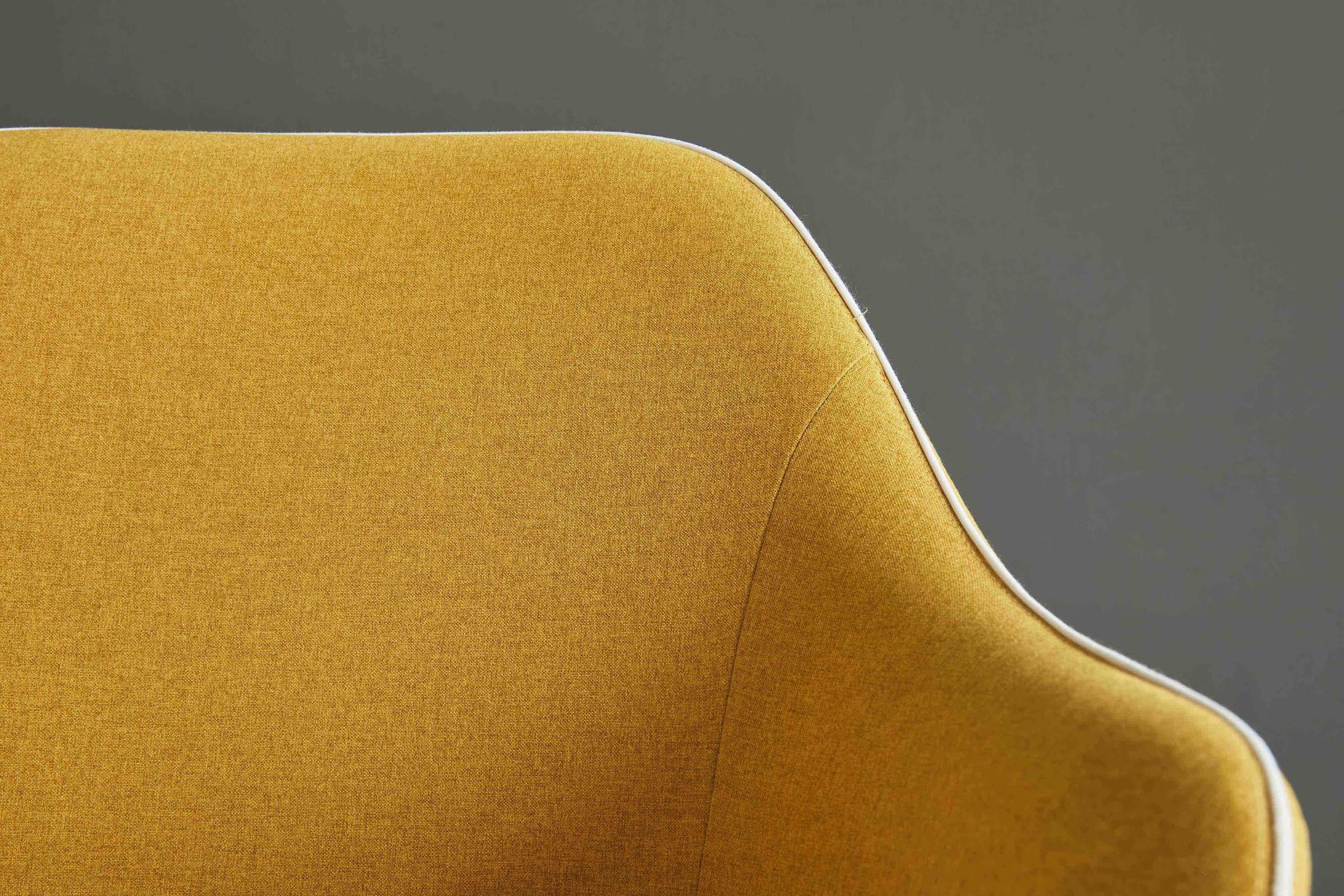 LORD Fabric chair with armrests and beech legs By G_GRADO | design ...