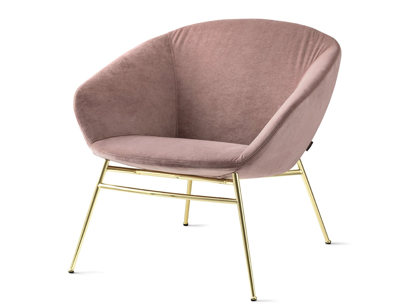 Upholstered fabric armchair with armrests LOVE By Calligaris