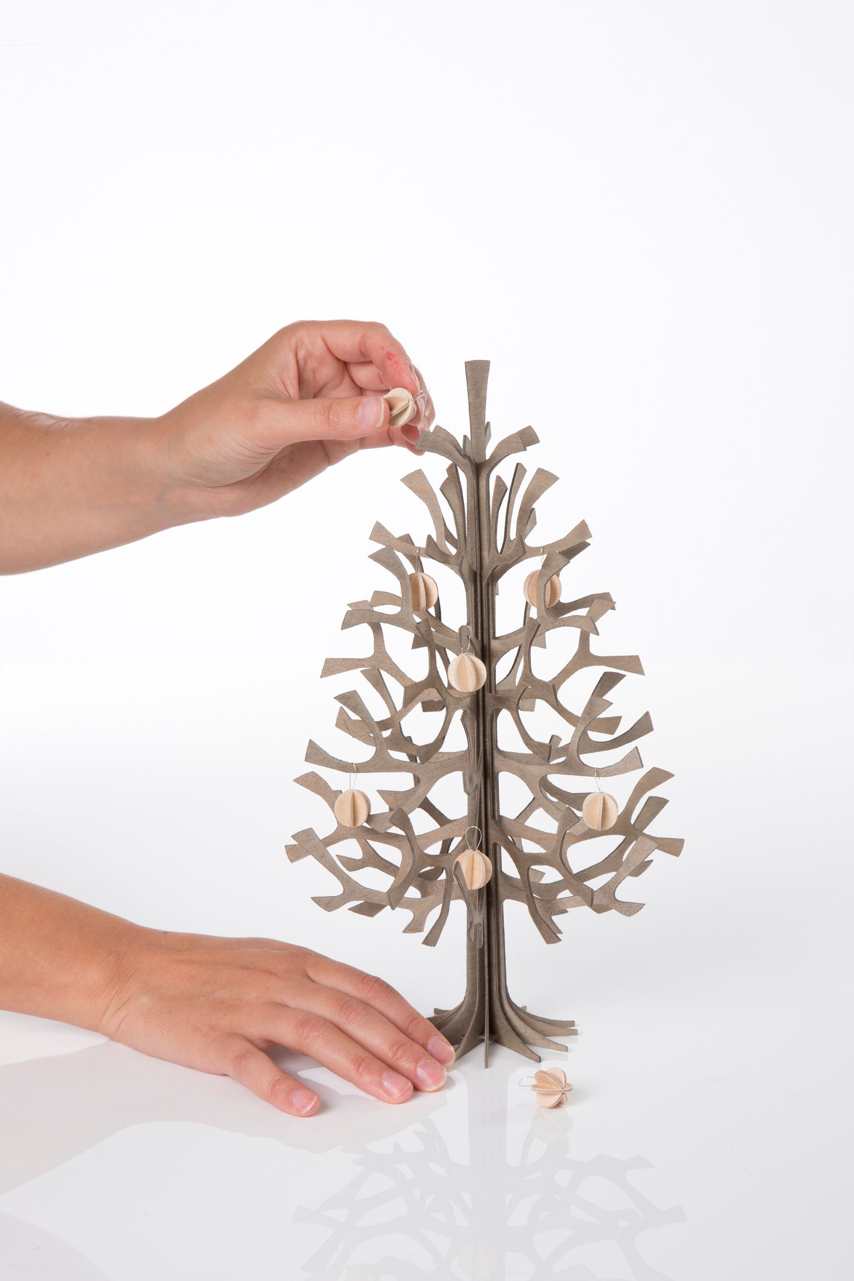 Plywood decorative object LOVI SPRUCE TREE 30CM By Arkki by Lovi