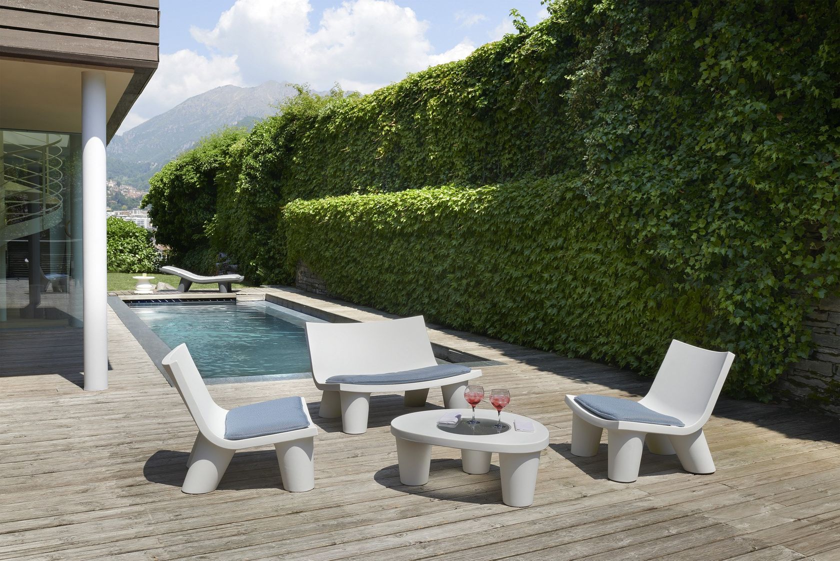 LOW LITA | Easy chair Low Lita Collection By SLIDE design Paola Navone