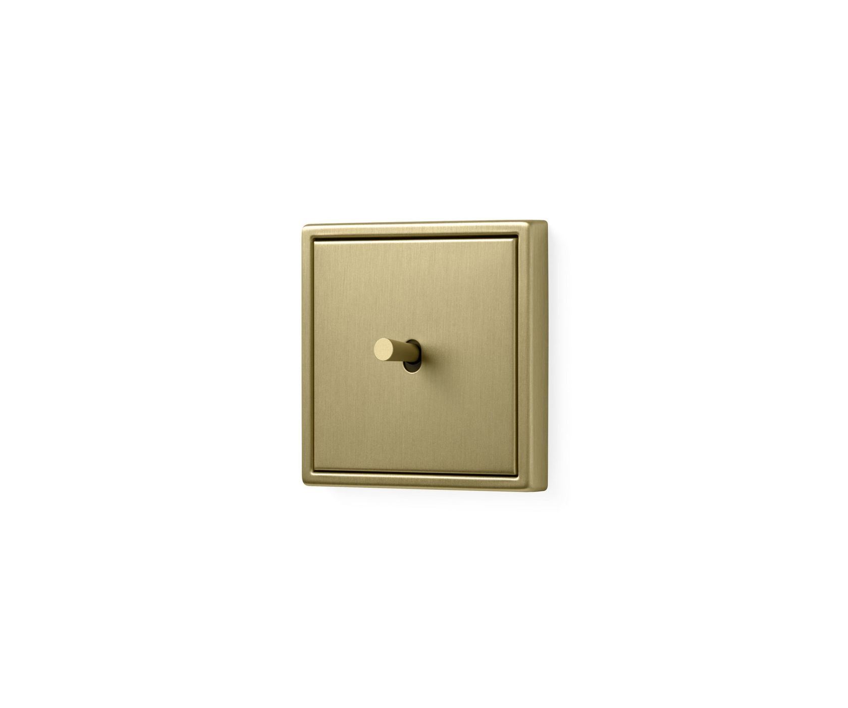 LS 1912 BRASS 1X | Electrical switch 1x brass electrical socket By JUNG