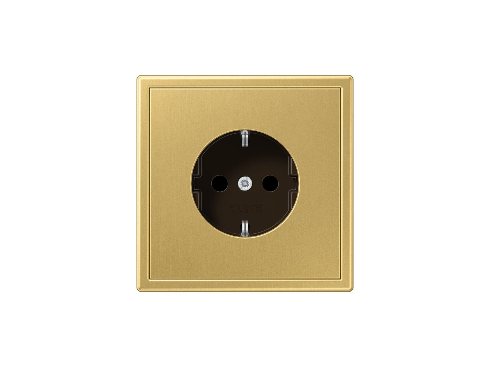 LS 990 Brass electrical outlet By JUNG