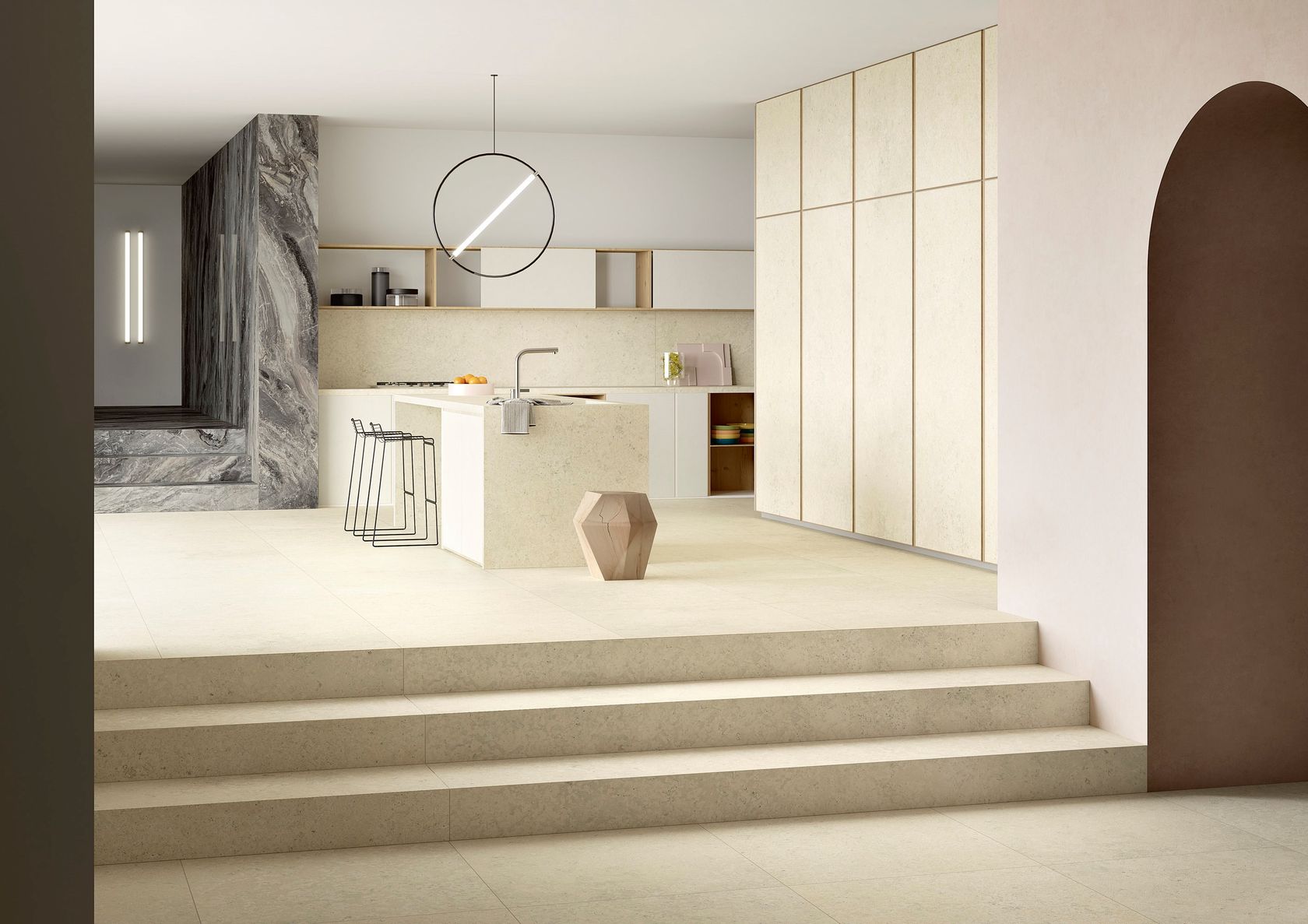 LUNA LIMESTONE pavimento By Fiandre Architectural Surfaces