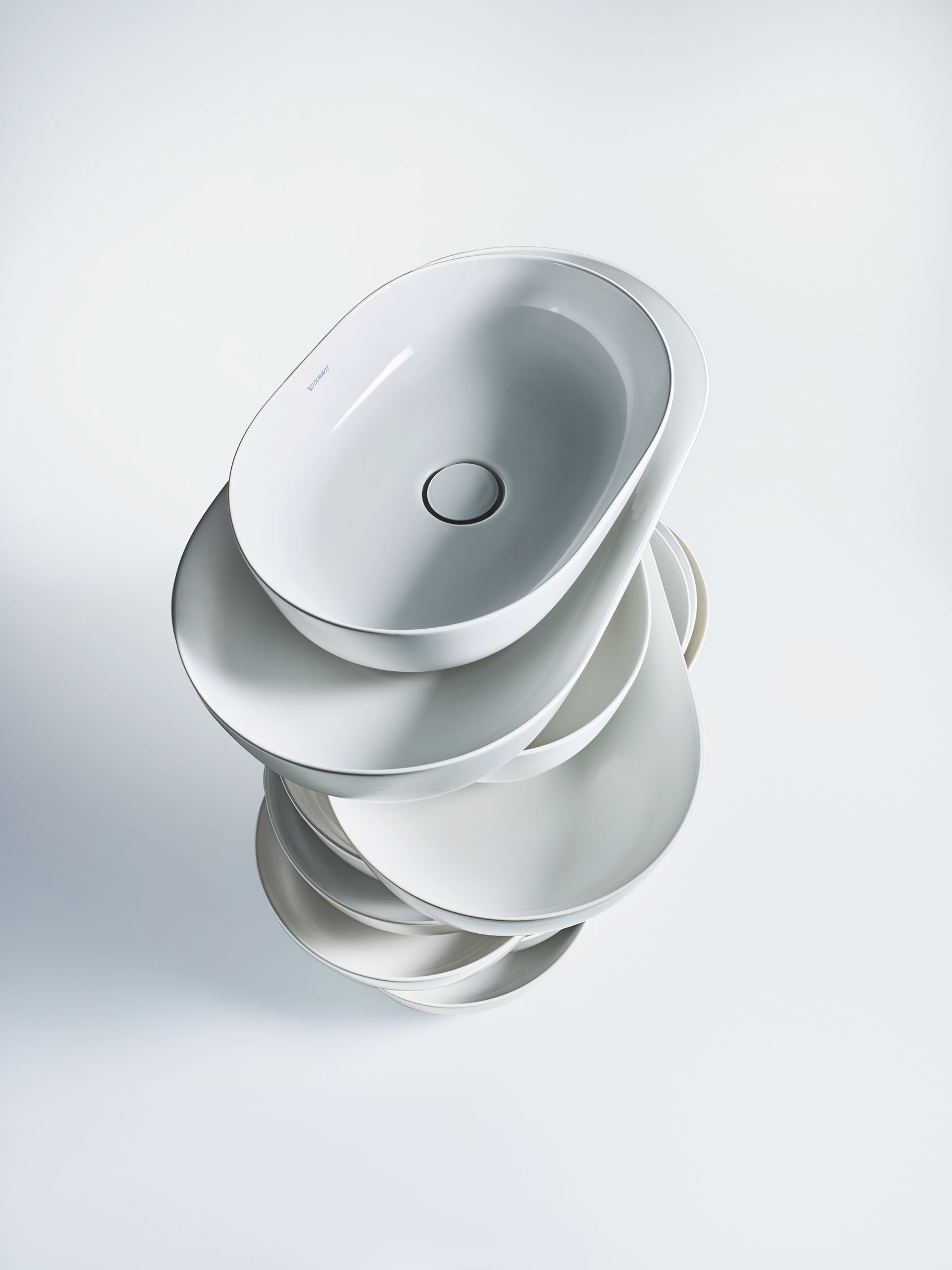 LUV | Lavabo ovale Collezione Luv By Duravit design Cecilie Manz
