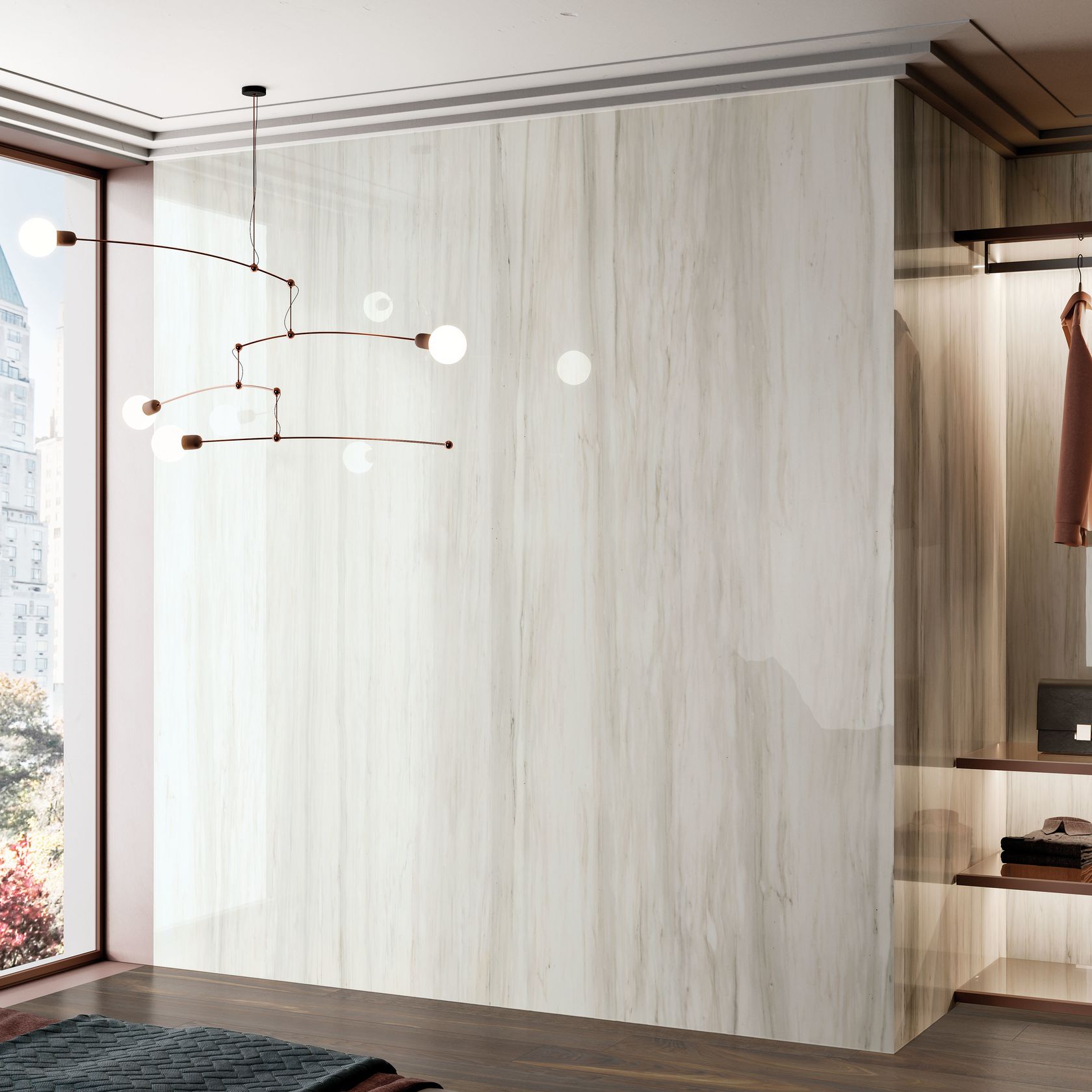 Pavimento/rivestimento in gres porcellanato effetto marmo LUX ...