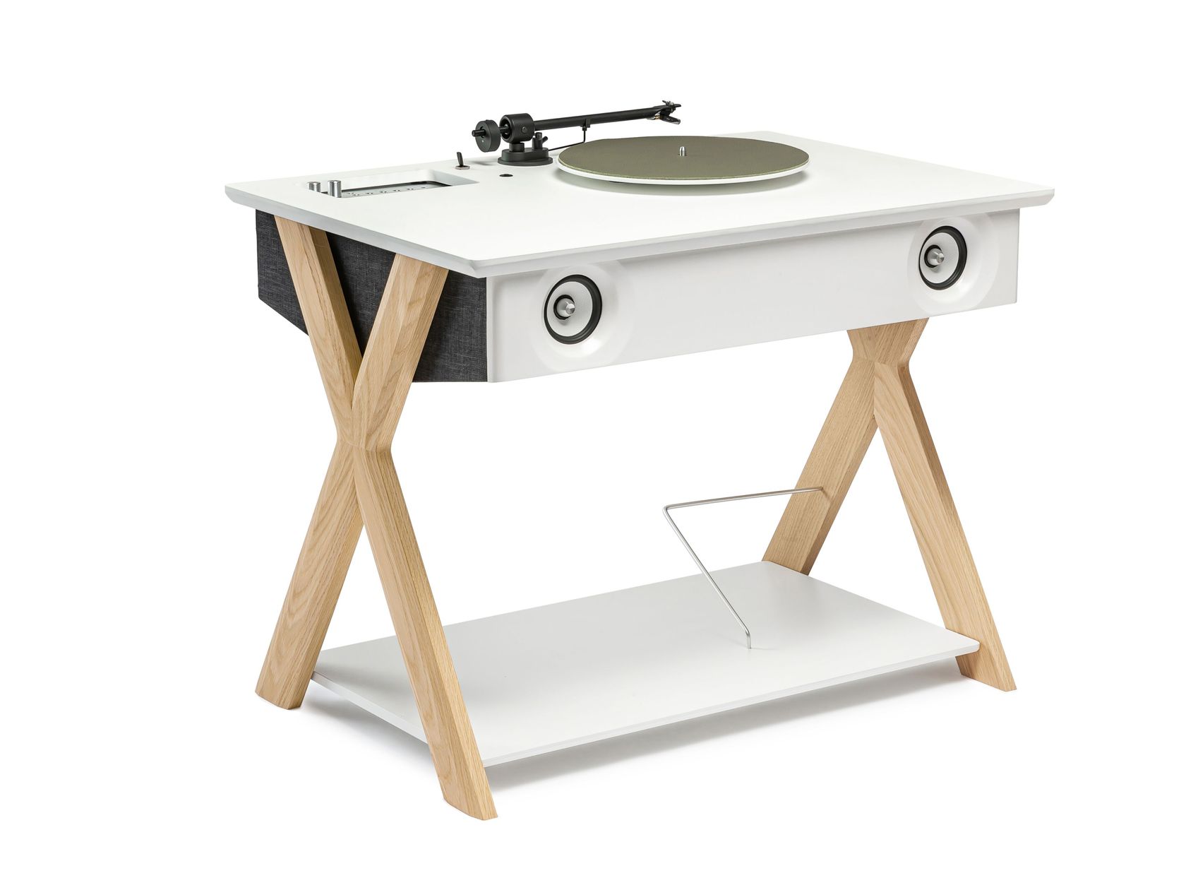 LX X TURNTABLE OAK Speaker By La Boite concept