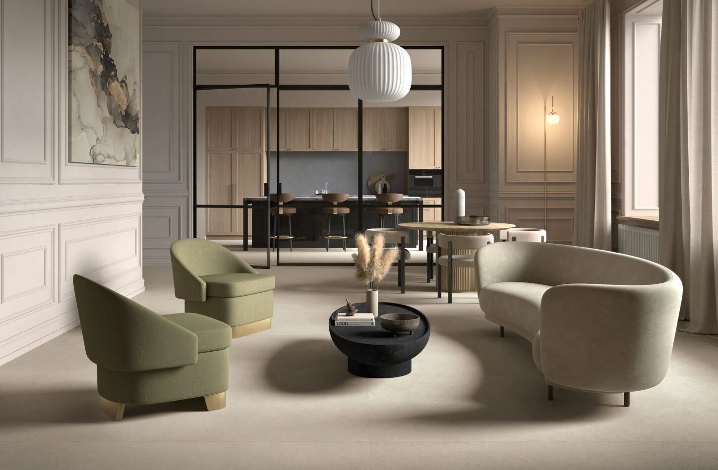 VIS Full-body porcelain stoneware wall/floor tiles By LaFaenza