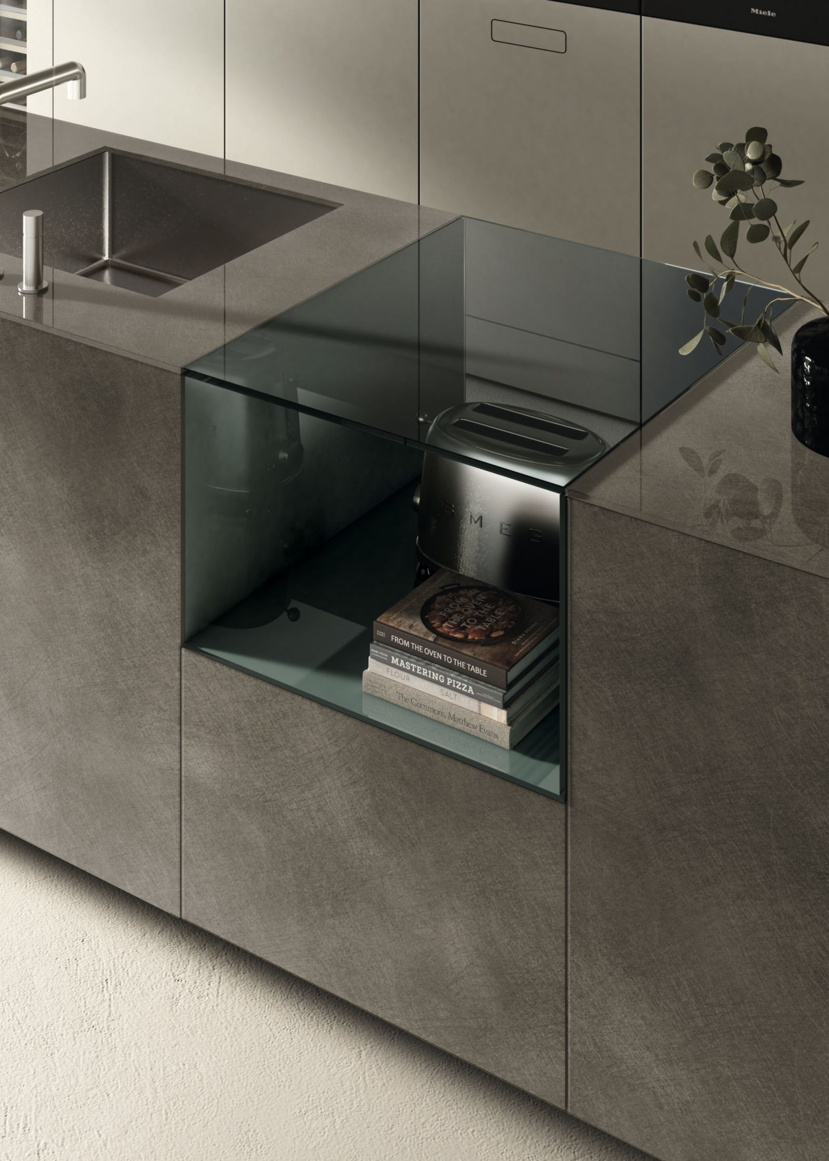 36e8 KITCHEN 2812 Fitted kitchen with island By Lago | design Daniele Lago