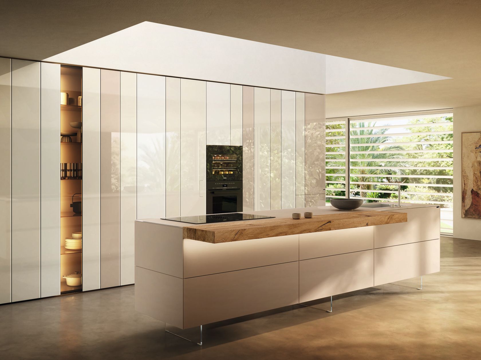 36e8 CUT KITCHEN 2824 Kitchen with island By Lago