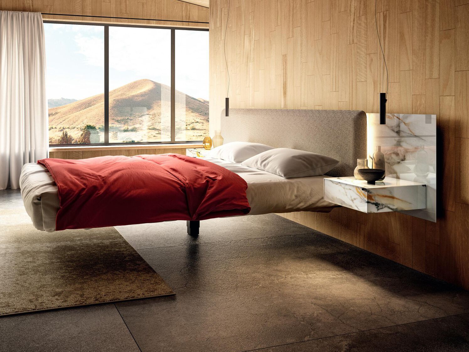 FLUTTUA REPLIS Bed By Lago | design Daniele Lago