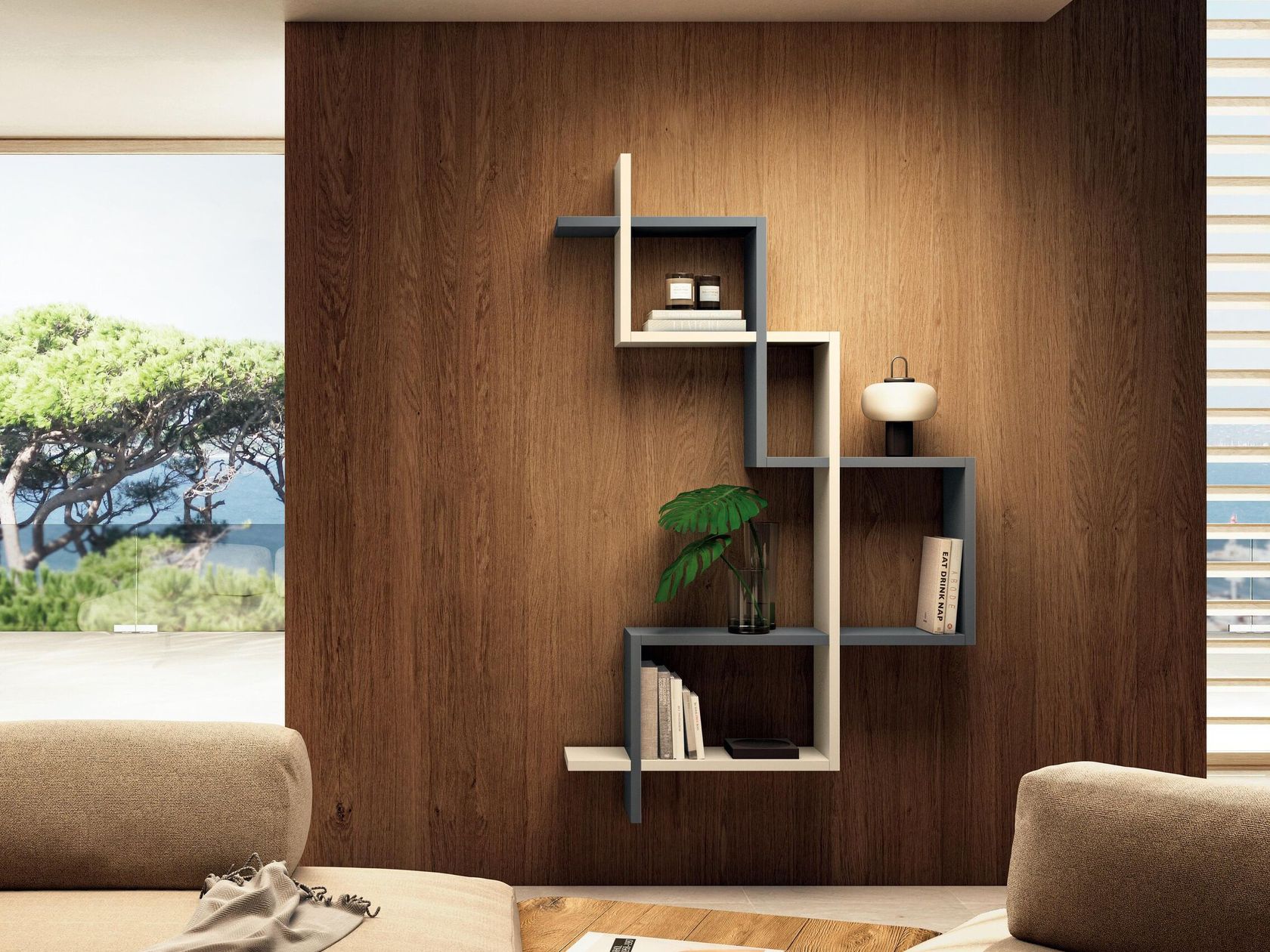 LAGOLINEA - 2634 Bookcase By Lago