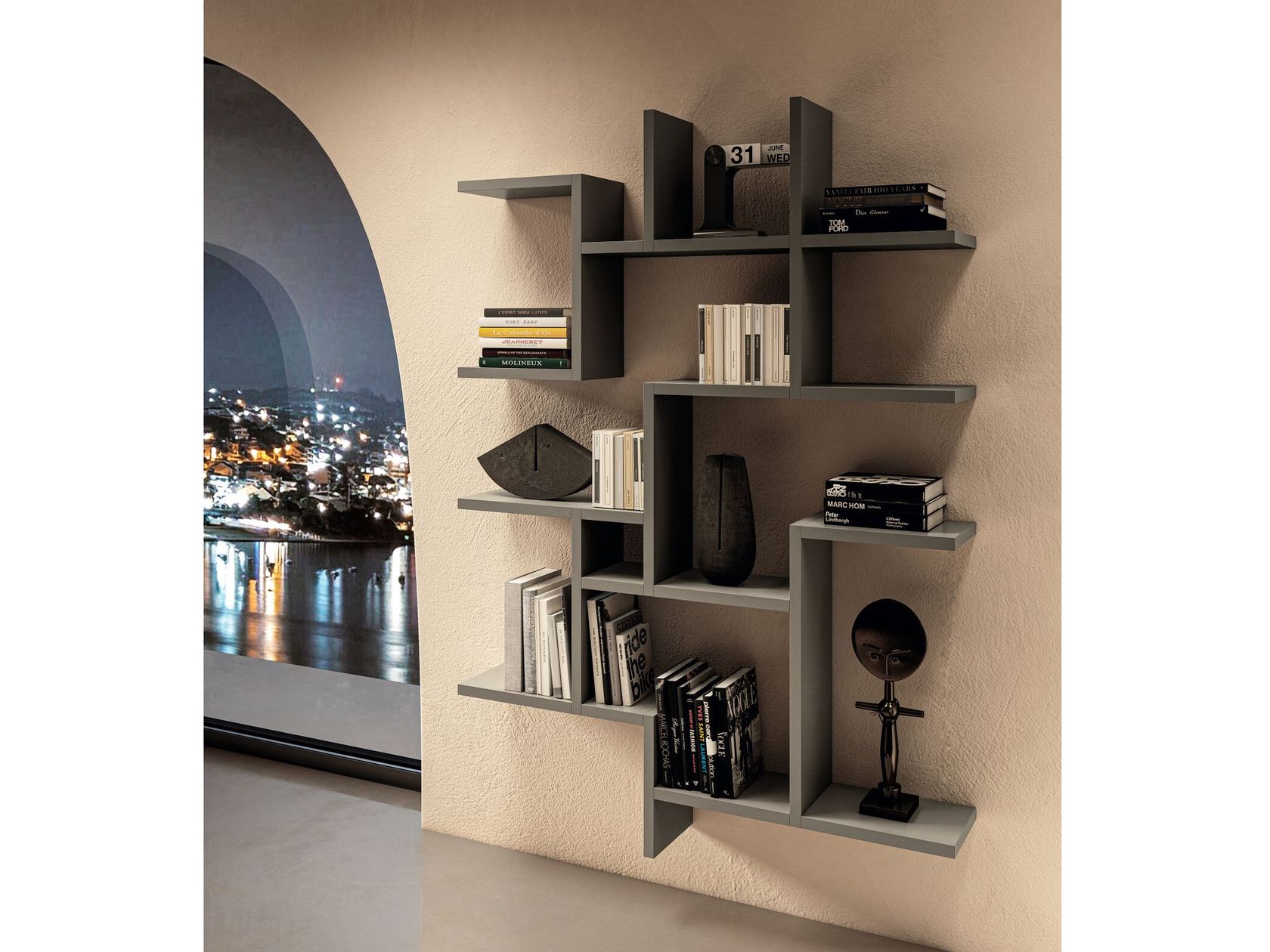LAGOLINEA - 2634 Bookcase By Lago