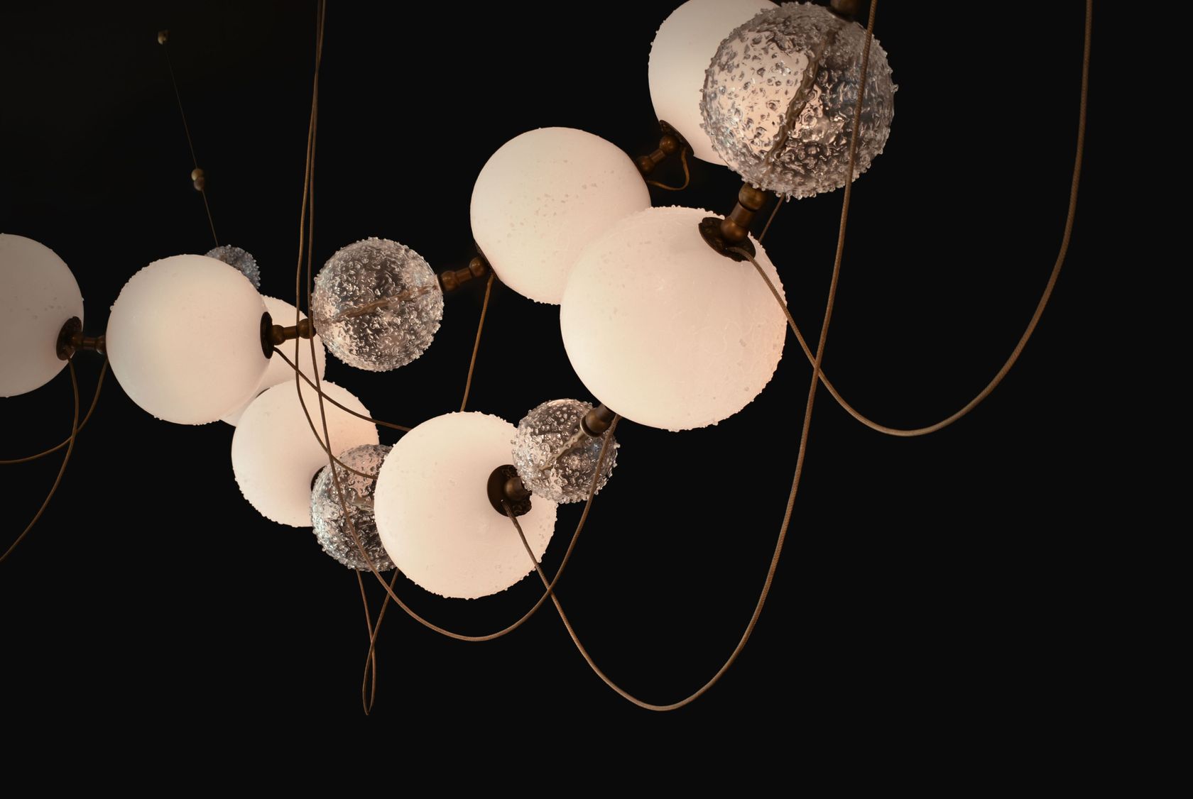 COCO-DE-MER LED pendant lamp By Larose Guyon