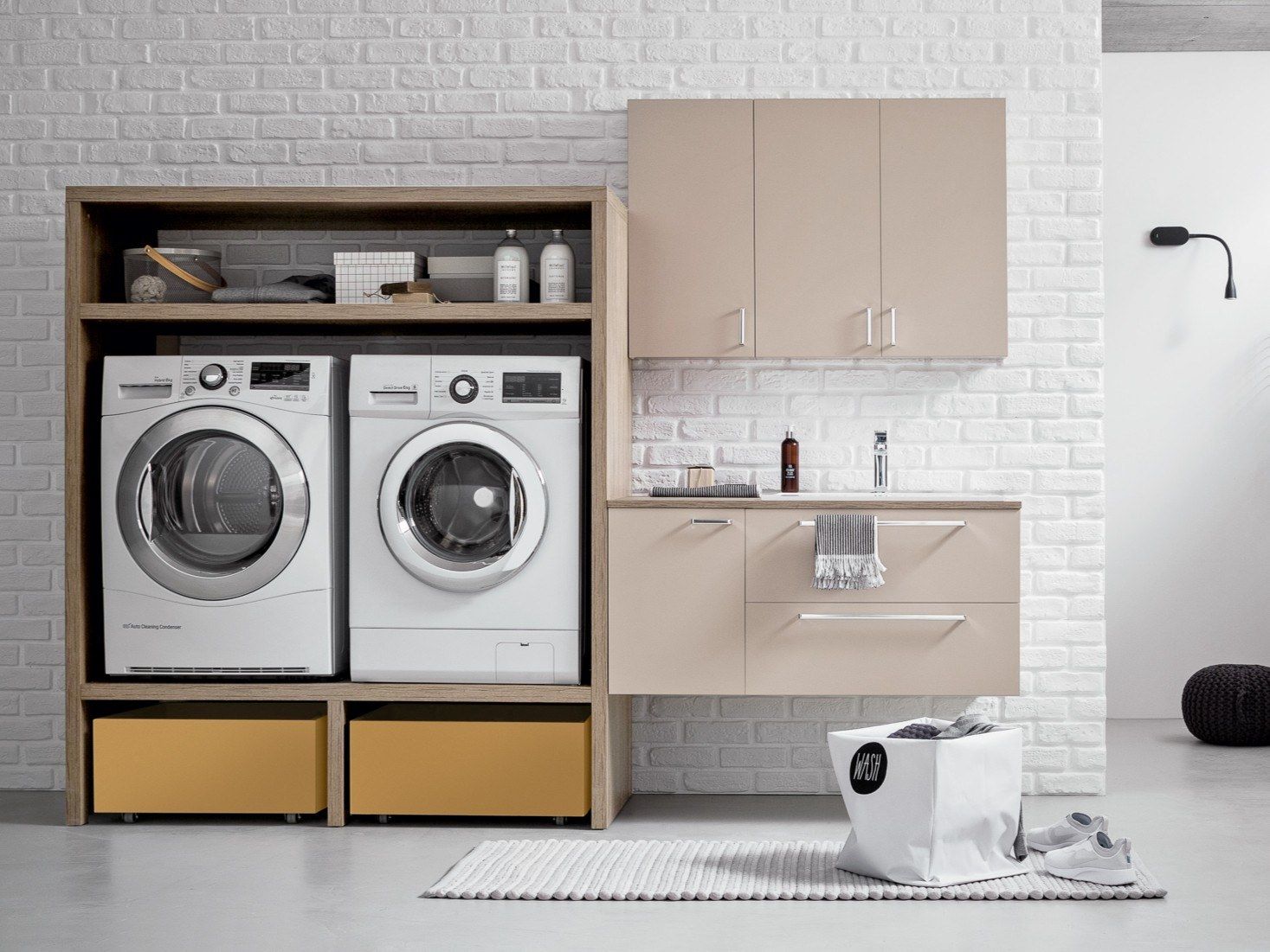 Laundry room cabinets for washing machine | Archiproducts