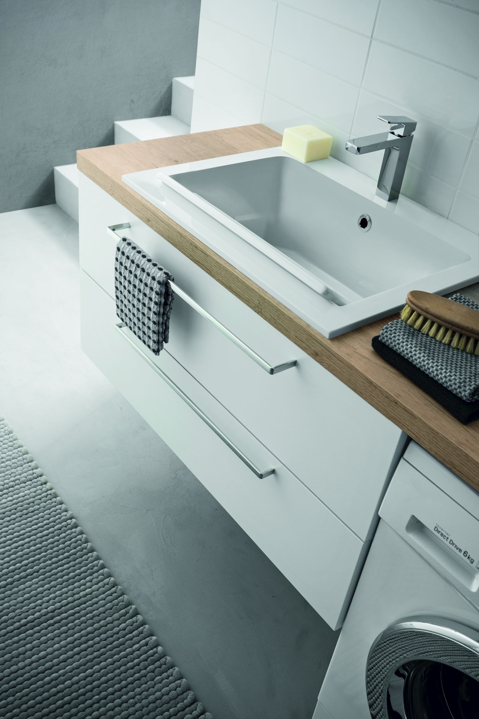 Laundry room cabinet with drawers By ARBLU