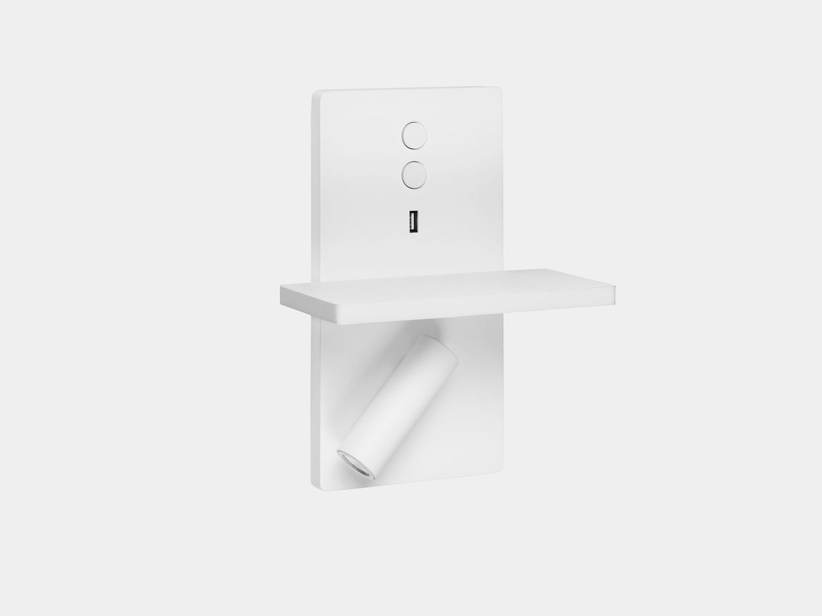 ELAMP Applique à LED orientable en aluminium avec USB By LedsC4 ...