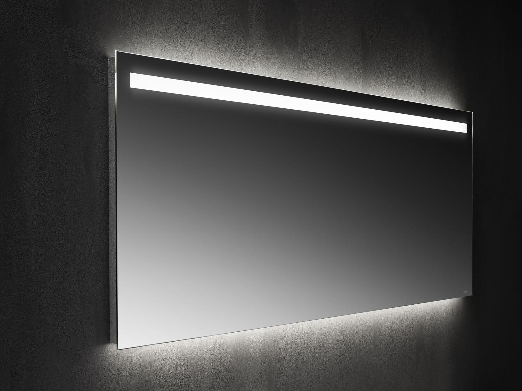 Mirror Mirrors with straight edges with frontal LED lighting By FALPER ...